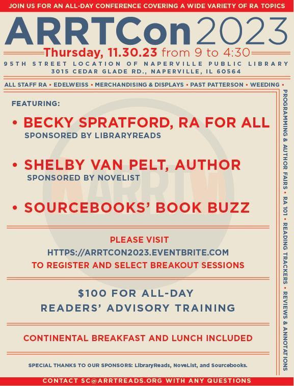 ARRTCon 2023 | Adult Reading Round Table